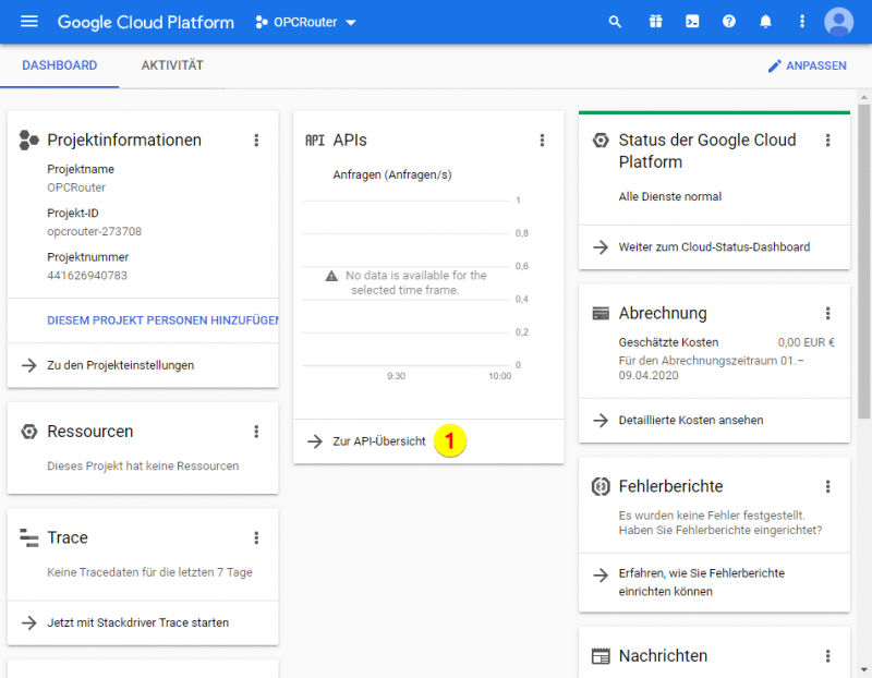 Google IoT Core per MQTT anbinden - Anleitung