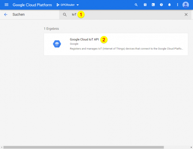 Google IoT Core per MQTT anbinden - Anleitung