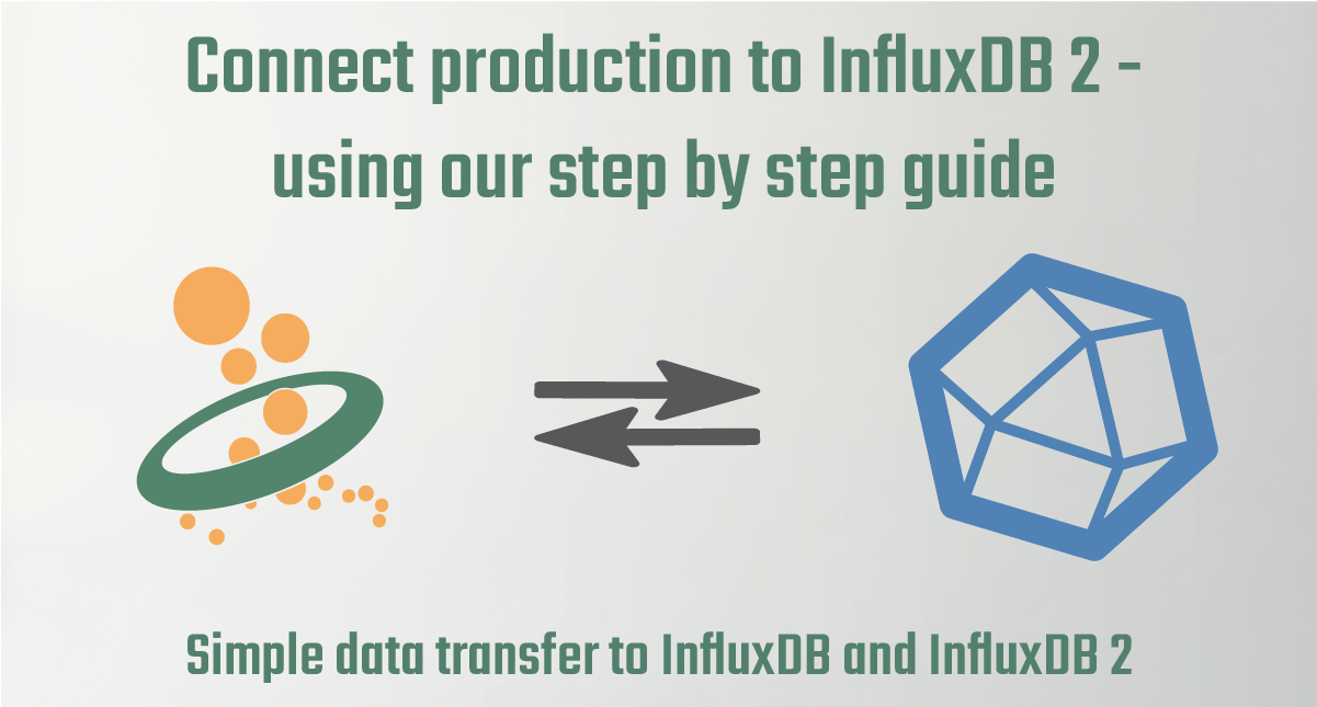Send data from production to InfluxDB via OPC (UA/DA)