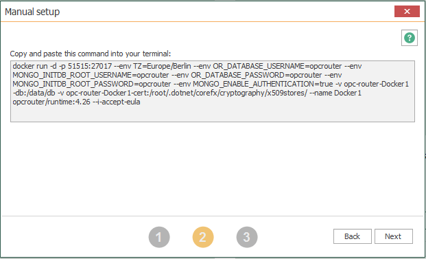 How to set up OPC Router in a Docker Container